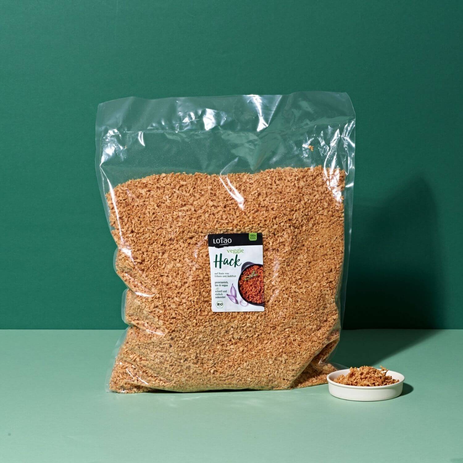 Lotao Veggie Hack | Veganes Hackfleisch mit 70% Protein | Natürlich ...